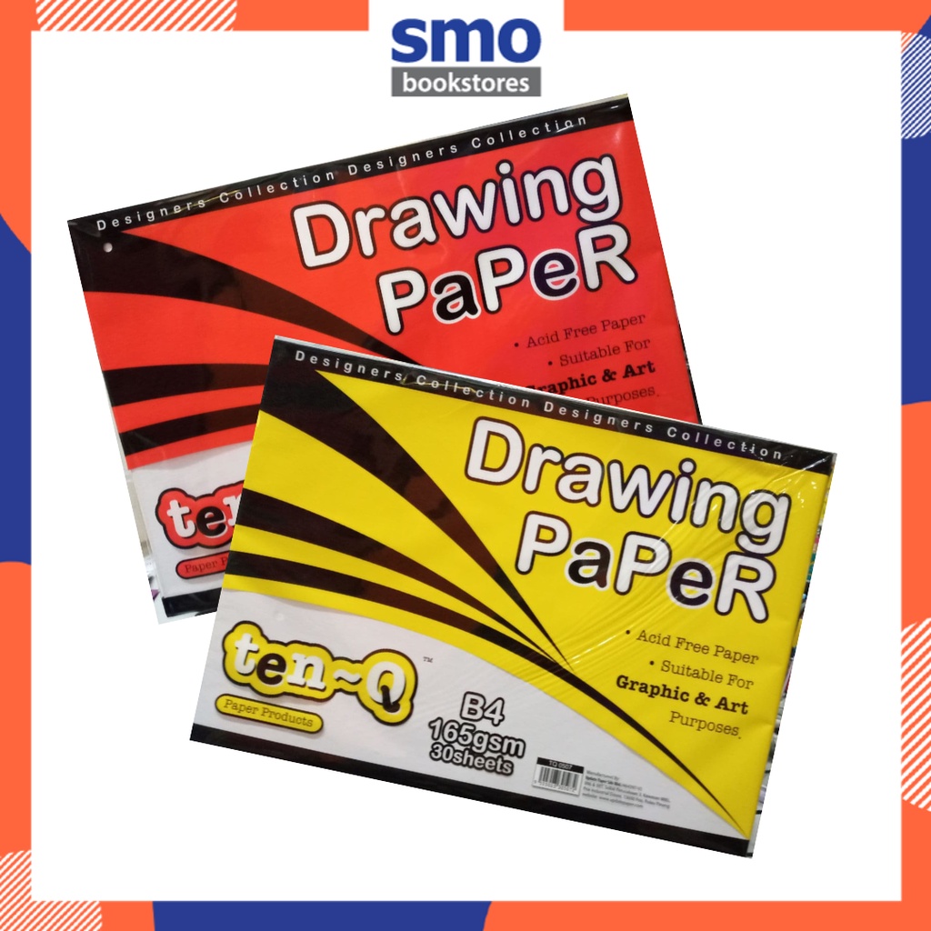 [TEN-Q] DRAWING PAPER | KERTAS LUKISAN - SMO | Shopee Malaysia