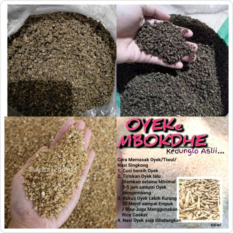 Tiwul /Ubi Kayu Makanan Khas indonesia kemasan 1kg/500g | Shopee Malaysia