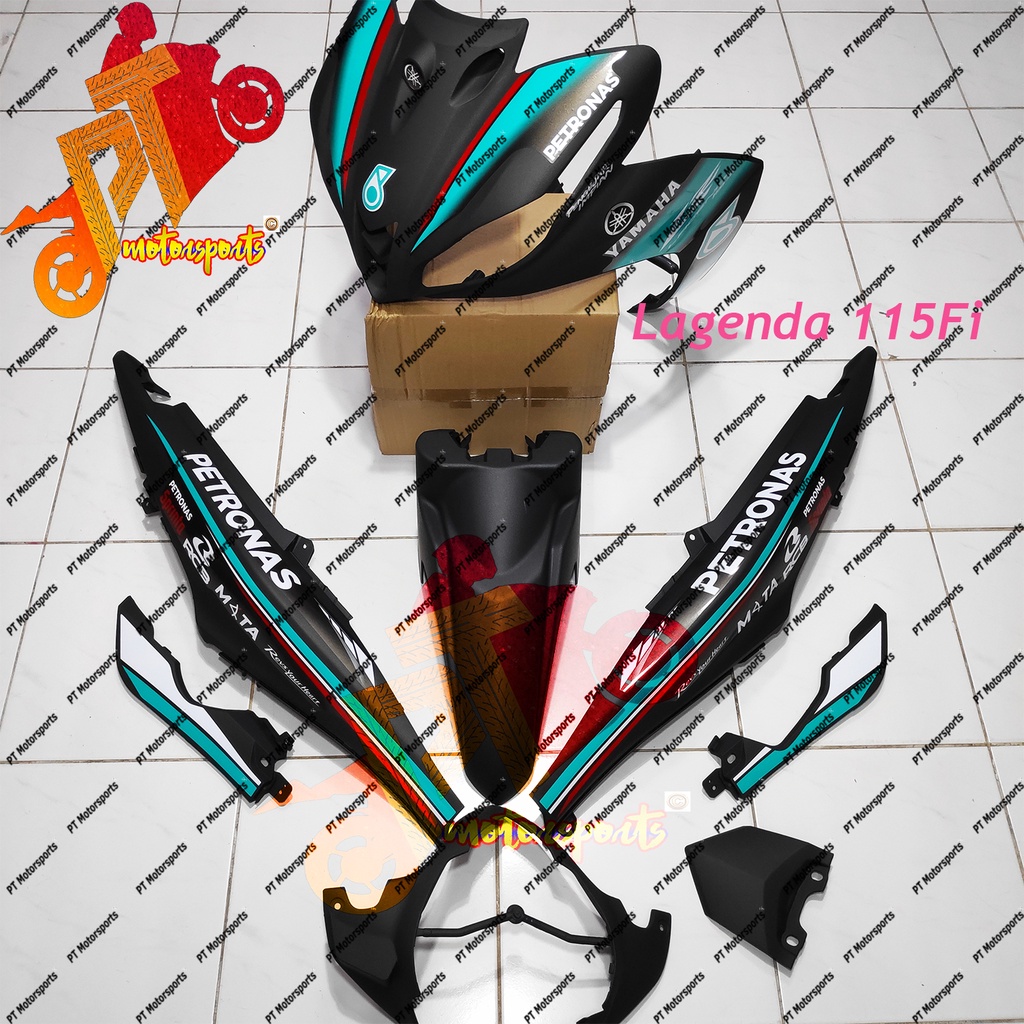 Yamaha Lagenda 115Fi Srl 115 Fi Matt Black Petronas Blue Black Yellow ...