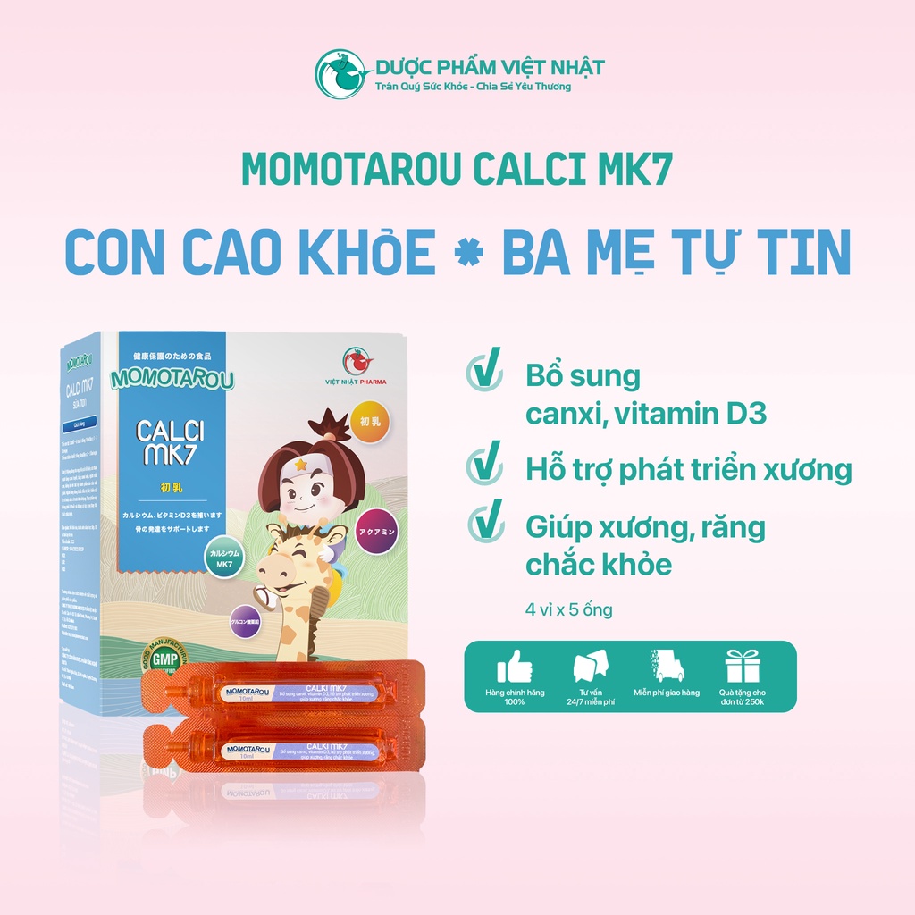 Momotarou Calci Mk7 Colostrum Syrup Helps Strong Bones And Teeth ...