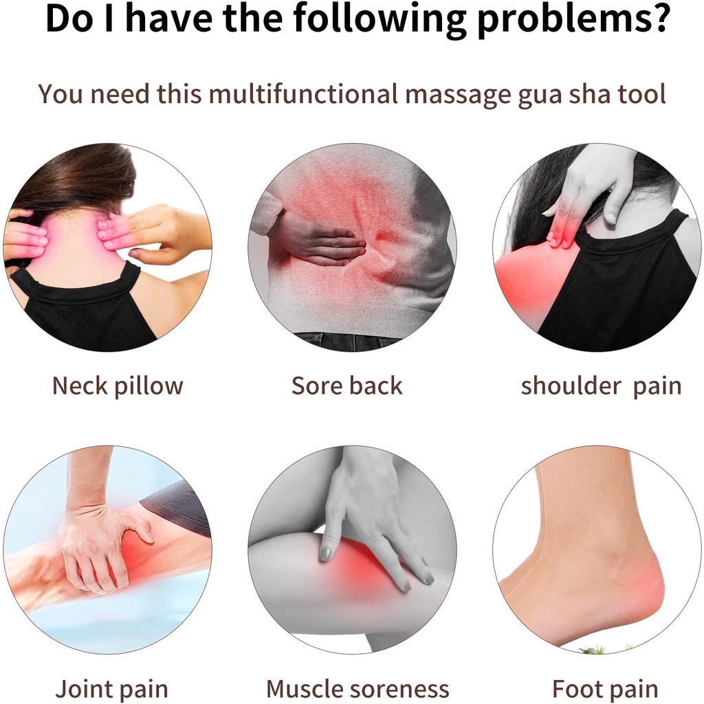 Wooden Gua Sha Tool Triangle Massager for Back Shoulder Gua Sha Therapy ...