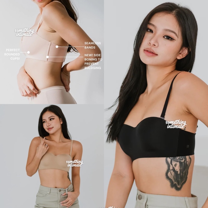 All New Second Skin Seamless Strapless Bra Kemben Branded Leftover Production Ori 36B 34A 34B ...