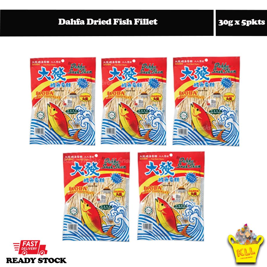 Dahfa Dried Fish Fillet 30g x 5pkts | Shopee Malaysia