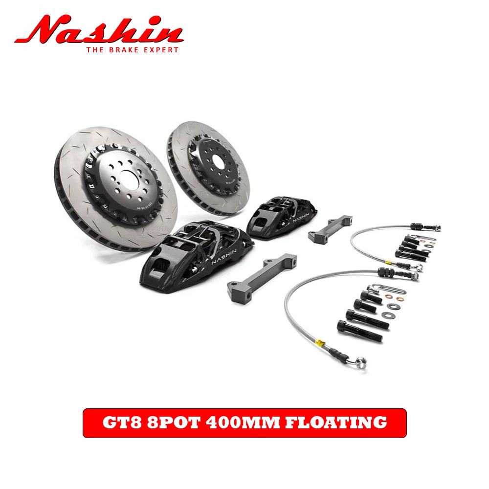 Nashin GT8 8 Pot Floating Disc Big Brake Kit (400mm) | Shopee Malaysia