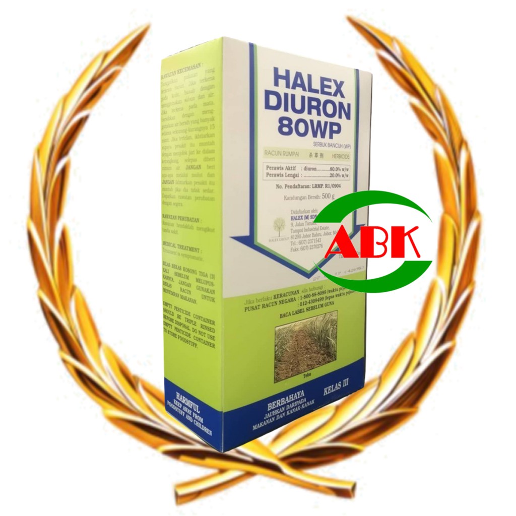 HALEX DIURON 80WG (500GM) RACUN RUMPUT SAMBAU BATAS | Shopee Malaysia