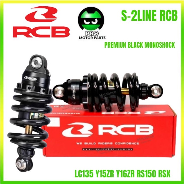 RCB S2 LINE MONOSHOCK SUSPENSION PREMIUM BLACK Y15ZR Y15 Y16 Y16ZR ...