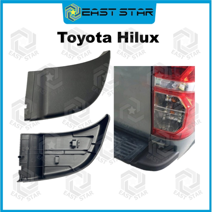 Toyota Hilux Vigo KUN25 KUN26 Rear Bumper Plate Cover Cap Left Right ...