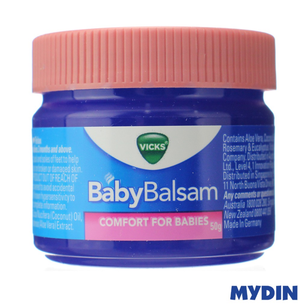 Vicks Baby Balsam Comfort For Babies (50g) | Shopee Malaysia