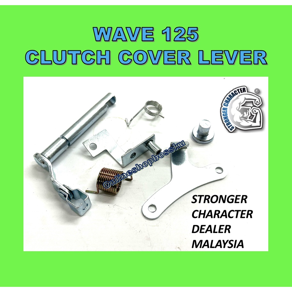 WAVE 125 RACING CLUTCH CABLE LEVER SET WAVE125 CLUTCH COVER LEVER ARM ...