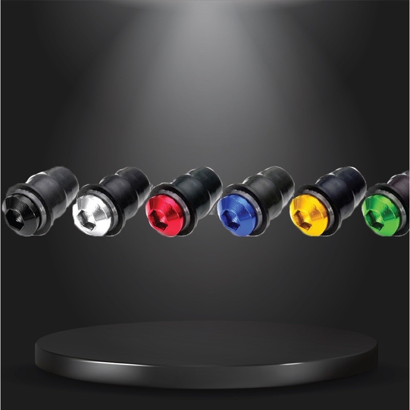 Universal Motor Visor Screw Alloy Rubber Bolts Fairing Windshiled M5 ...