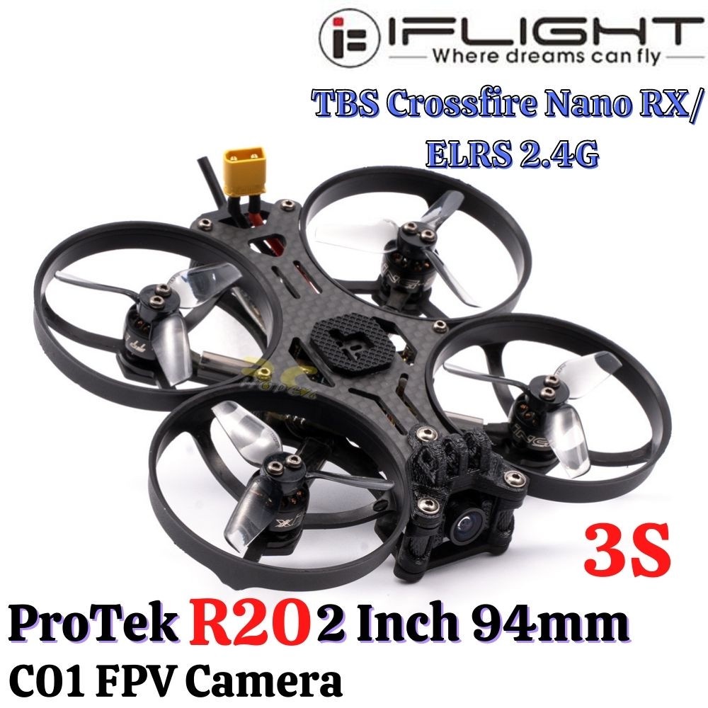 iFlight Protek R20 2 Inch 94mm 3S CineWhoop With C01 FPV Camera TBS ...