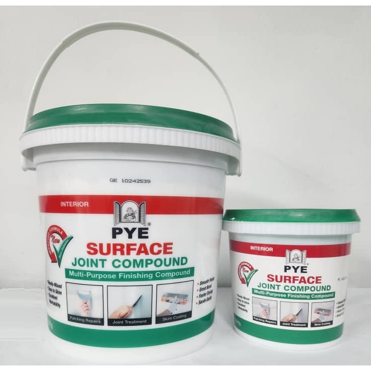 PYE SURFACE JOINT COMPOUND | MULTI-PURPOSE FINISHING COMPOUND | Shopee ...