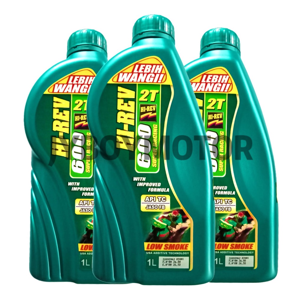 HI-REV HI REV 600 2T MOTORCYCLE ENGINE OIL MINYAK ENJIN SUPER RACING ...
