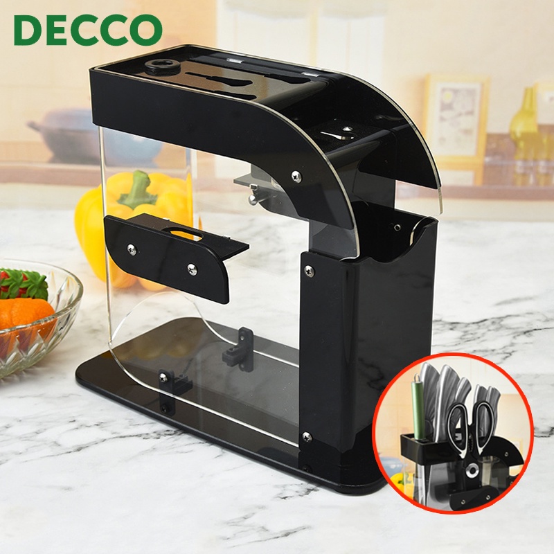 Decco Knife Holder Solid Rack Home Kitchen Organizer Table Shelf Cutter ...