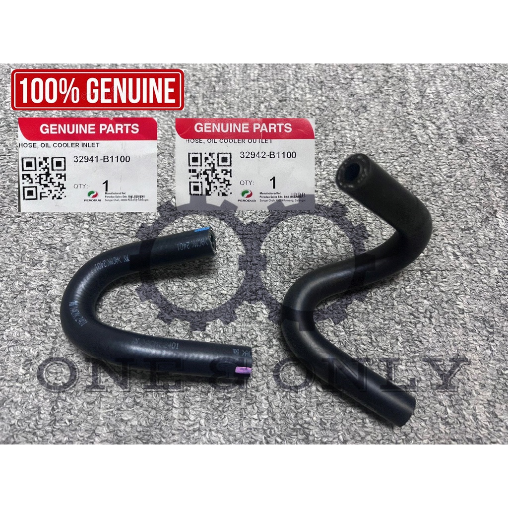 100% GENUINE PERODUA AXIA BEZZA MYVI D20N AUTO OIL COOLER HOSE 32941 ...