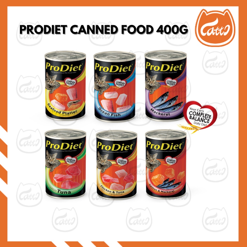 CATTO ProDiet Wet Cat Food Adult - Ocean Fish/ Mackerel/ Chicken Tuna ...