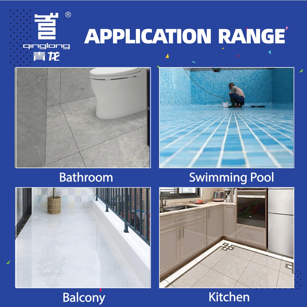 QL NO.3 Transparent Coating Waterproof Glue Toilet/Tandas /Swimming ...