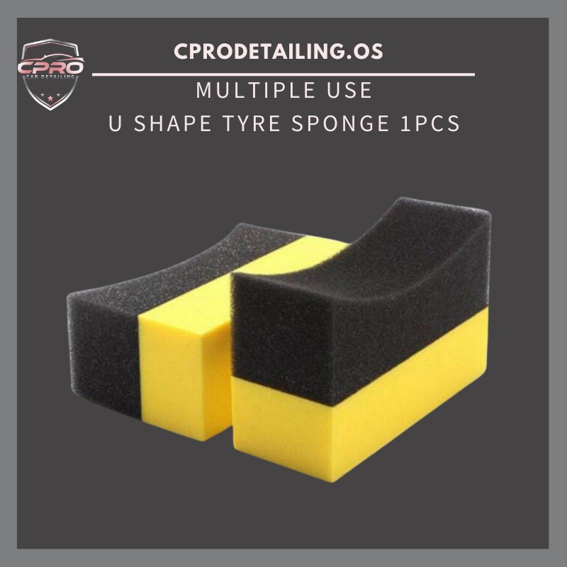 CPRO [U Shape Tyre Sponge] CUCI KERETA SPONGE CAR WASHING SPONGE POLISH SPONGE PAD POLISH ...