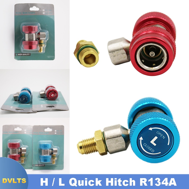 Car Auto AC High / Low Side R1234A Quick Couplers Adapters Conversion ...