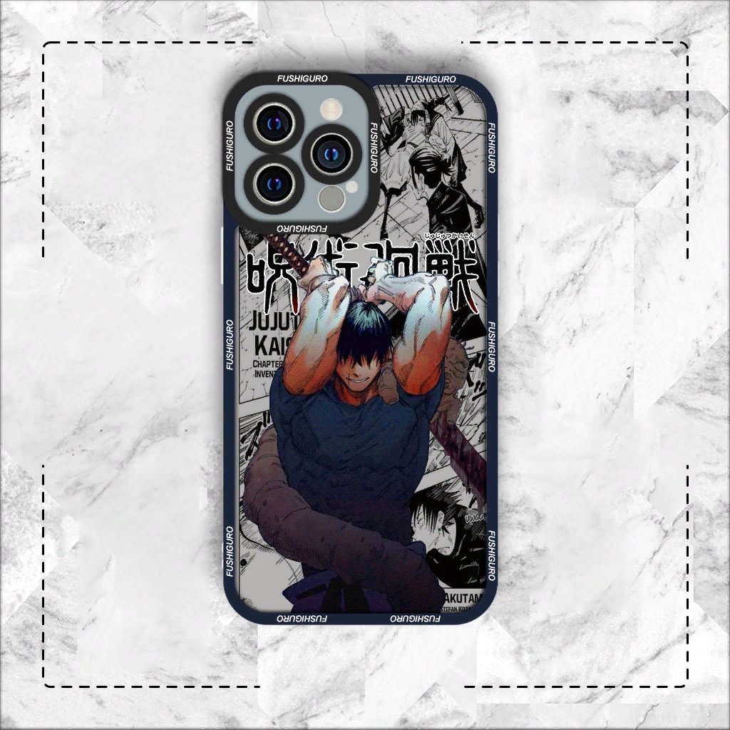 JMCase Toji Jujutsu Kaisen square edge iphone and samsung xiaomi oppo ...