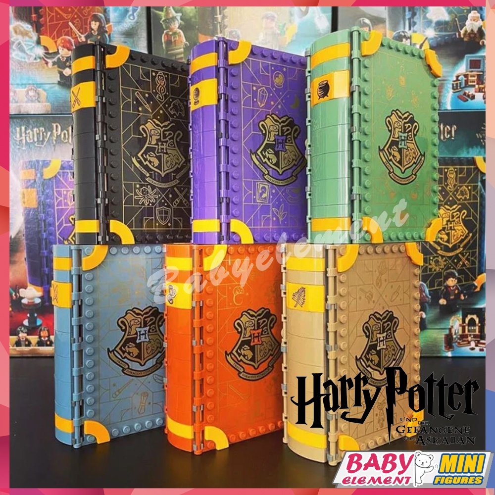 Harry Potter Magic Books Hogwarts Building Blocks Charms Divination ...