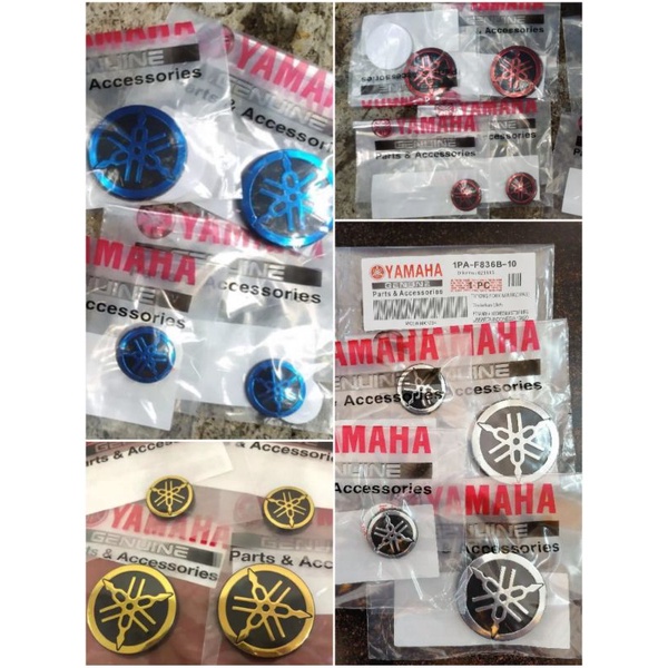 (2 Besar 2 Kecil) 1 Set Sticker Logo Yamaha Emblem Y15ZR Y15 Y16 LC135 ...