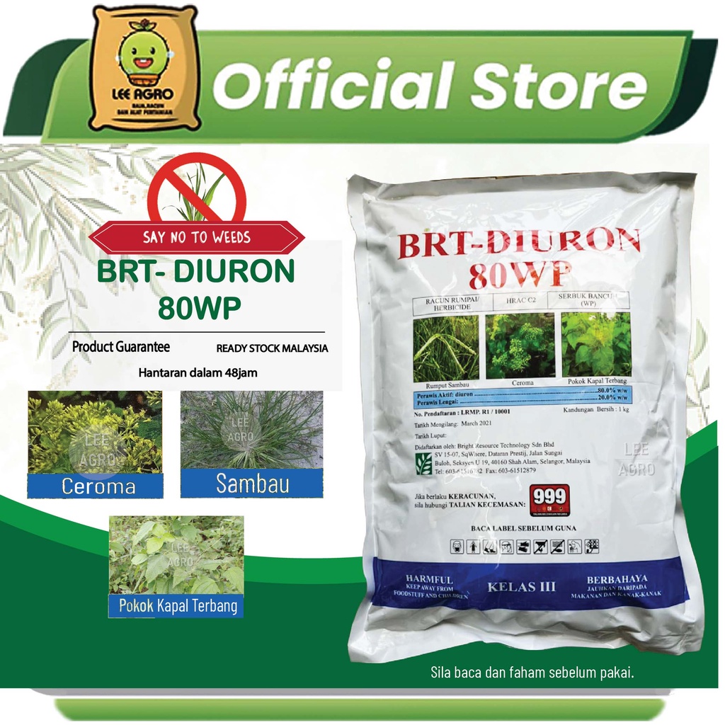 Diuron 80WP 500gram - Racun Rumput Sambau Tebu Nenas Kepala Sawit ... Diuron 80WP 500gram - Racun Rumput Sambau Tebu Nenas Kepala Sawit ...
