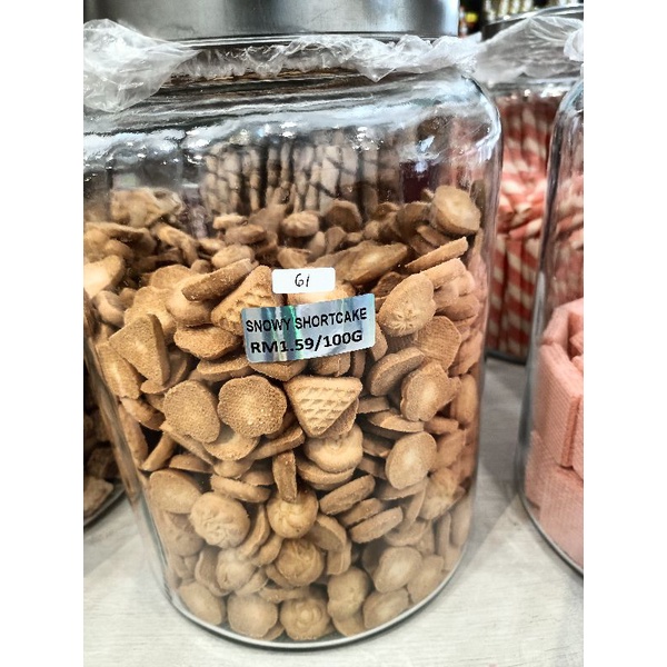 Childhood Memories Biscuits Snowy Shortcake 500g Biskut timbang harga ...