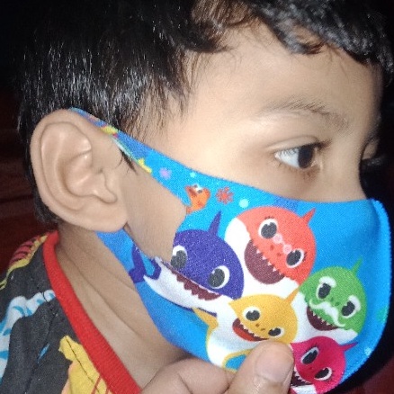 MASK KIDS CHILDREN FACE MASK KARTUN REUSABLE BUDAK CARTOON TOPENG FACE ...