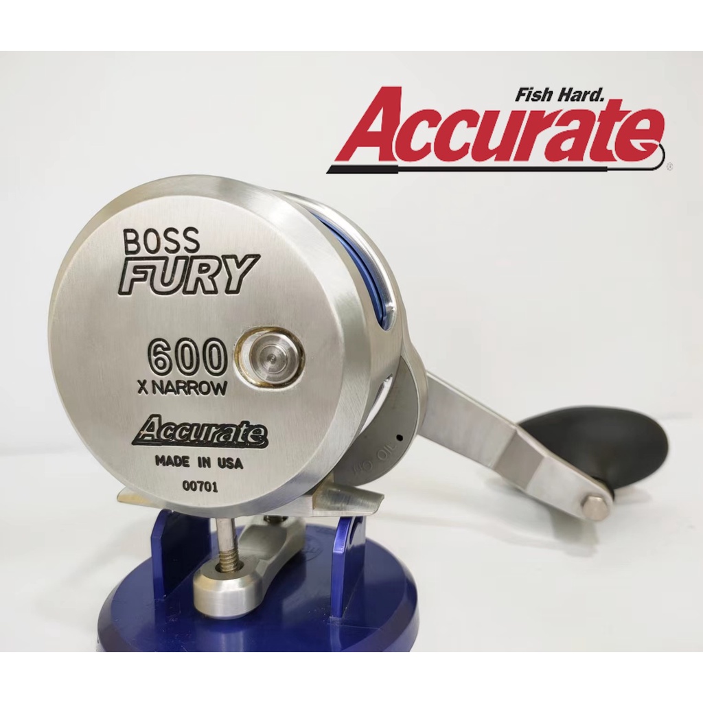 ACCURATE BOSS EXTREME II JIGGING FISHING REEL BX2-600N L ( MADE IN USA ...