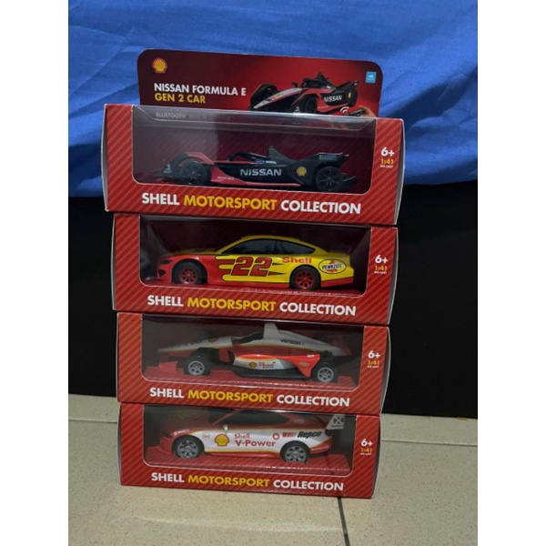 shell motorsport collection combo nissan formula e mustang gt indycar ...