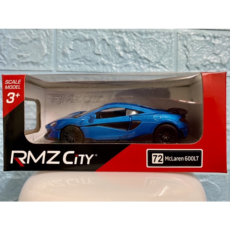 RMZ City MCLAREN 600LT Metallic Sky Blue Orange Racing Sports 32 34 36 ...