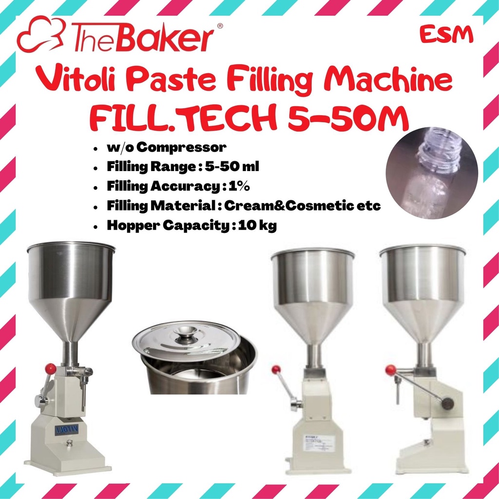 LIQUID FILLING VITOLI FILL.TECH 5-50M (W/O COMPRESSOR) | Shopee Malaysia
