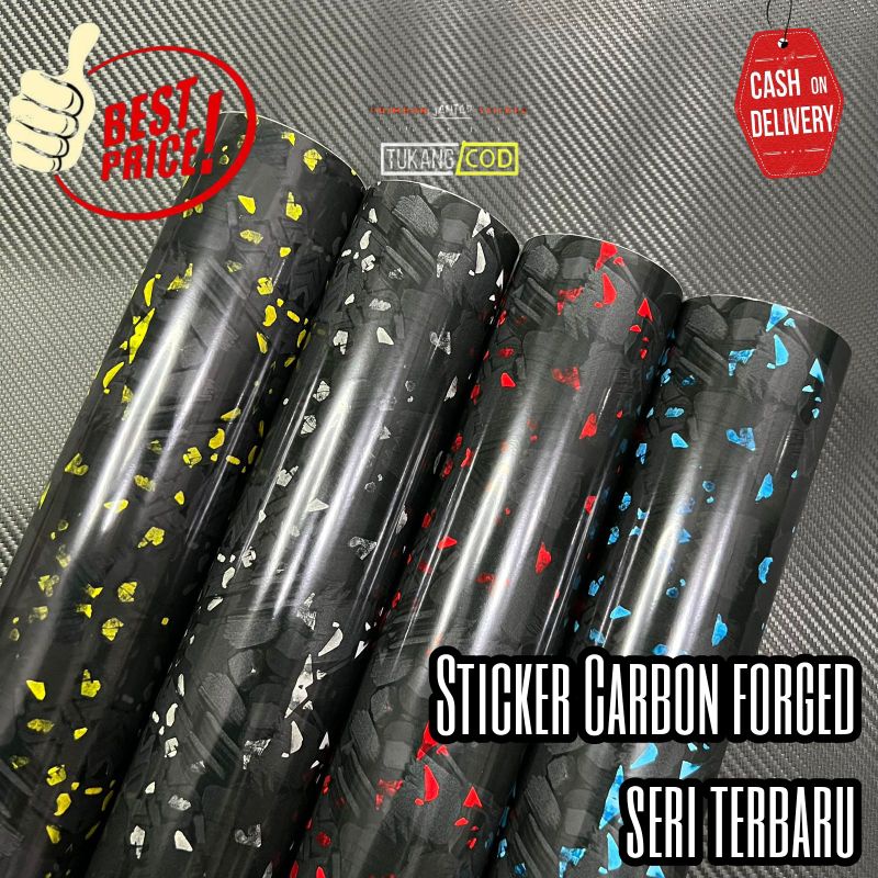 Premium Quality Forged Carbon Sticker Forged Scotlite Sticker 50 cm ...