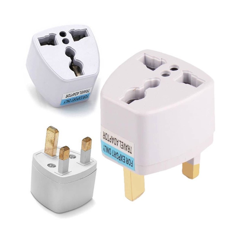 Universal Travel UK Wall 3 Pin Plug Adaptor Adaptor Socket / 3 Pin ...