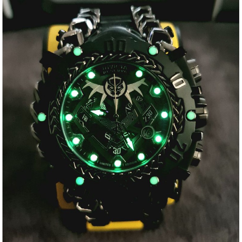 Invicta Limited Edition Reserve Marvel Black Panther Men Watch | Shopee ...