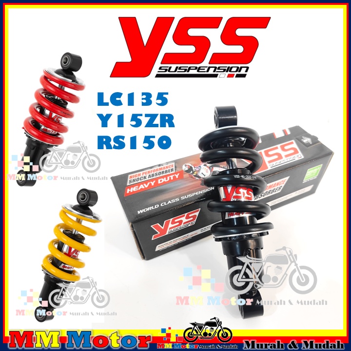 YSS HEAVY DUTY HYDRAULIC MONOSHOCK YAMAHA LC135 Y15ZR HONDA RS150 ...