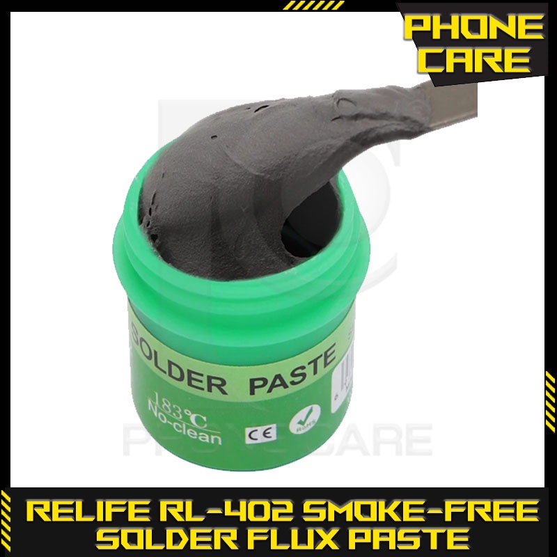 RELIFE RL-402 SMOKE-FREE SOLDER FLUX PASTE SOLDERING TIN CREAM WELDING ...