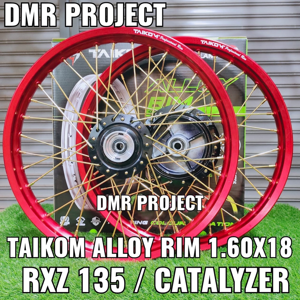 [ RXZ ] ALLOY RIM TAIKOM 1.60X18 RIM ALOI TAIKOM (COMPLATE SET ...
