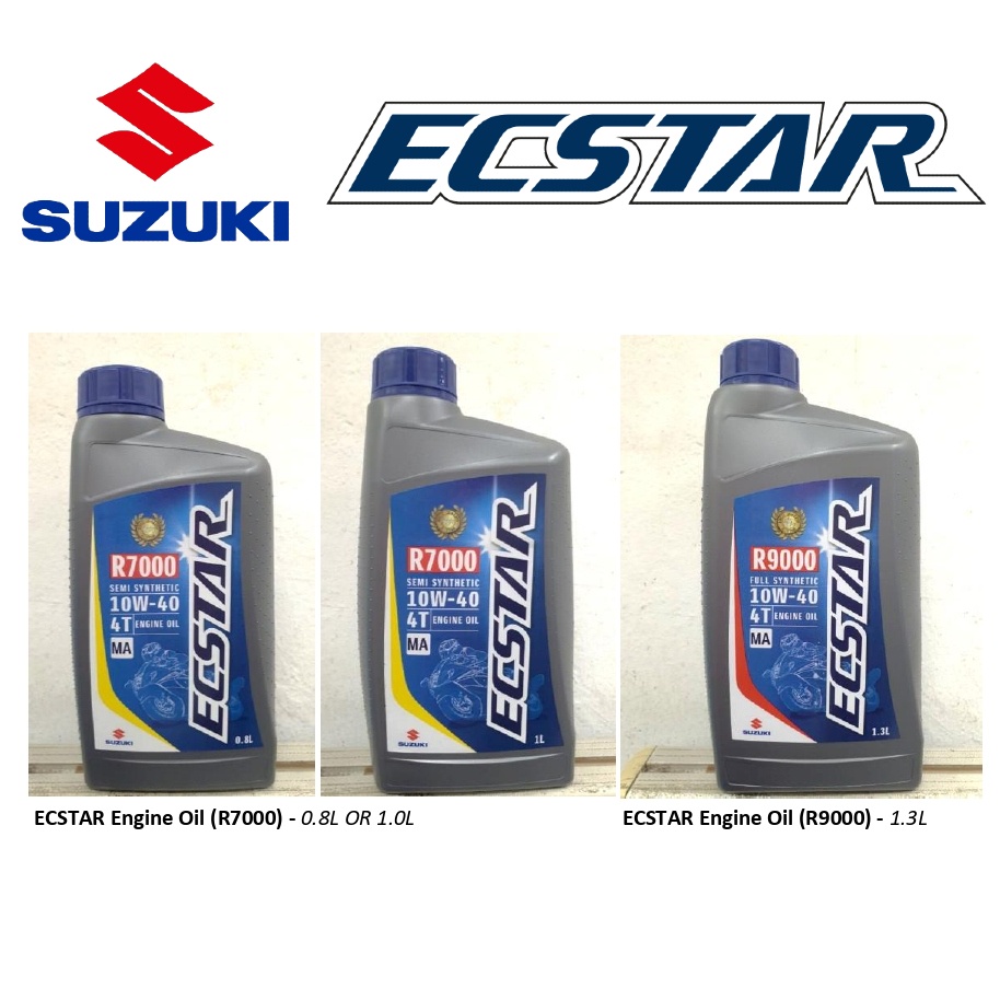 SUZUKI ECSTAR ENGINE OIL R9000/R7000 10-40W JASO MA | Shopee Malaysia