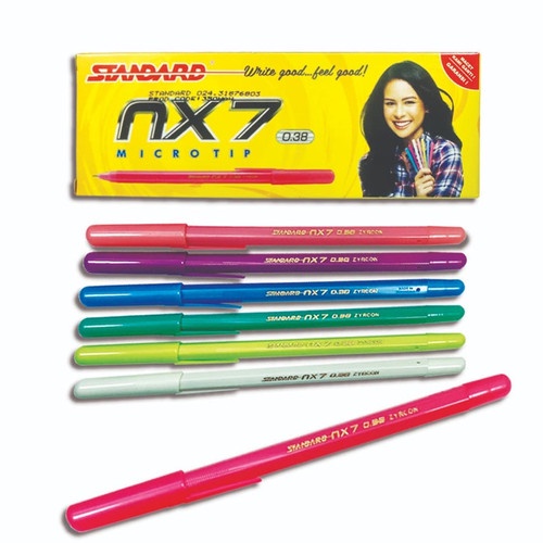 Standard PULPEN NX7 Microtip 0.38 Contents 12 pcs (1 pack) Ballpoint ...