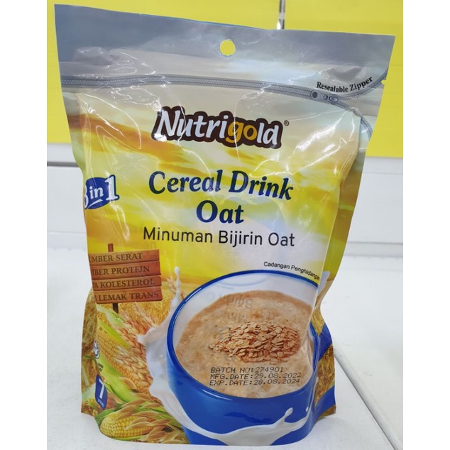 Nutrigold Brand 3 In 1 Cereal Drink Oat / Cereal Drink Original 210g ...