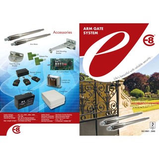AutoGate E8 E3000 Stainless Steel Arm Motor Automation System for Swing ...