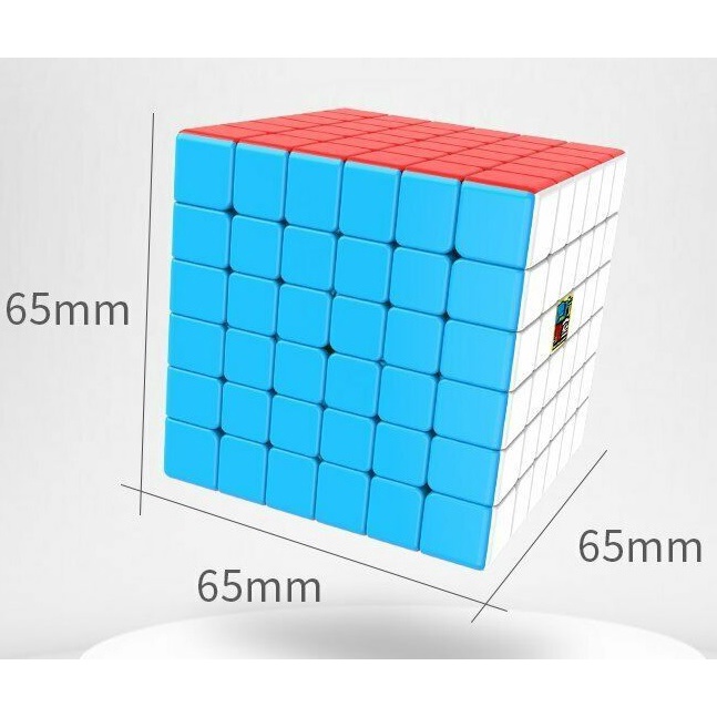 ALV Stickerless 4x4 5x5 6x6 7x7 Stickerless Speed Rubik Magic Cube ...