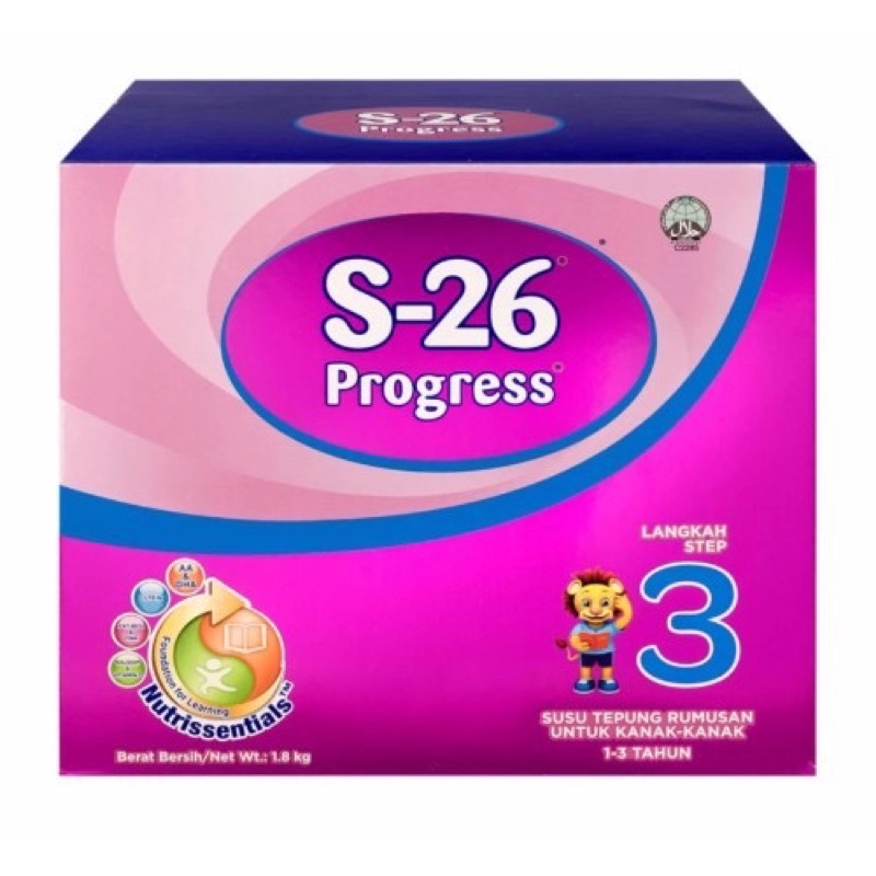 (REJECT BOX) S-26 Progress Step 3 Formula Milk Powder 1.8kg | Shopee ...