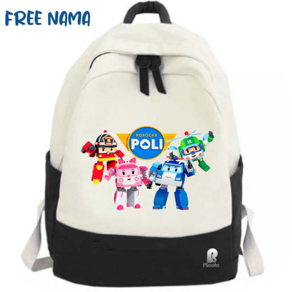 Robocar POLI Unisex PRIMARY SCHOOL CHILDREN'S BACKPACK SCHOOL BAG ...