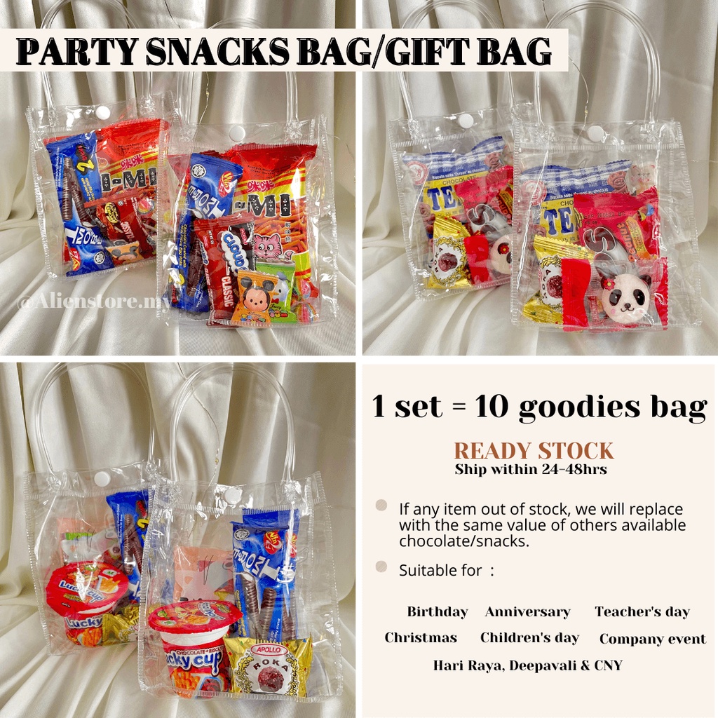 🧸1 Set=10pcs Gift Bag Party Gift Event Gift Door Gift Budget Birthday ...
