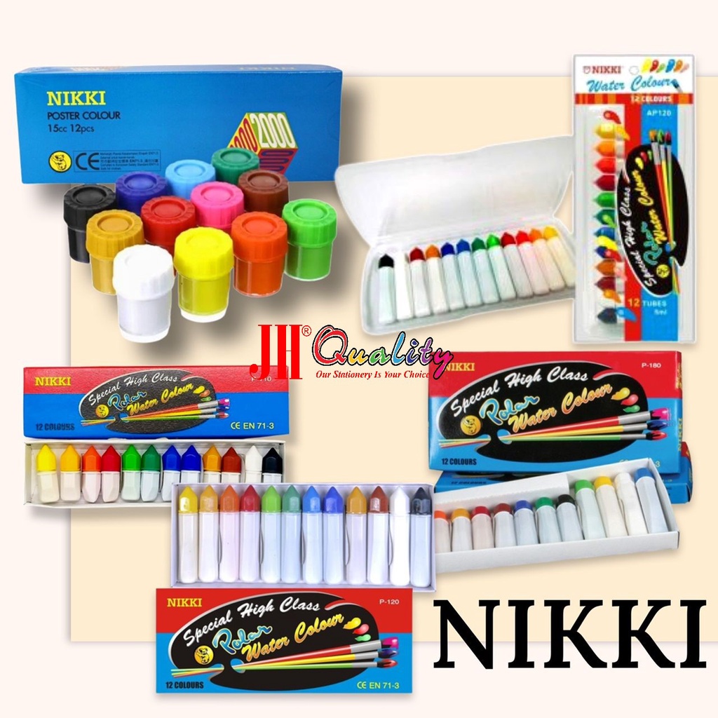 AKINA SAVE NIKKI Water Colour Poster Color Brush Nikki P-110 P-120 P ...