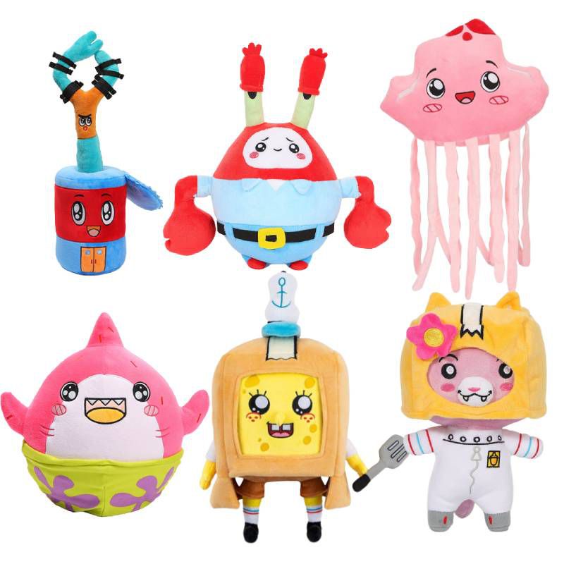 Fluffy Spongebob Cute Boxy Plush 3+ Age Toy | Shopee Malaysia