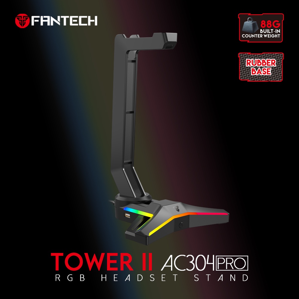 Fantech TOWER II AC304 / AC304 PRO Durable Triangular Non-Slip Base RGB ...
